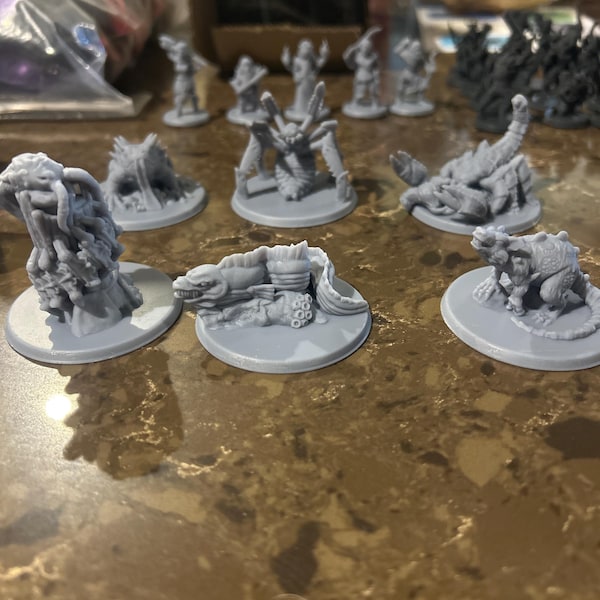 Raised Mushroom Caverns - Printable Scenery | Dnd | Cave | Dungeon ...
