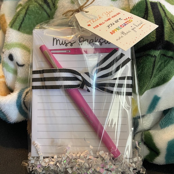 Flair Pen Personalized Notepad | Customized Note Pad | Jotter Pad ...