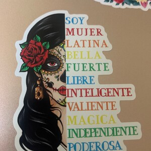 Mujer Latina Sticker Mexican Sticker Mexicana Sticker | Etsy