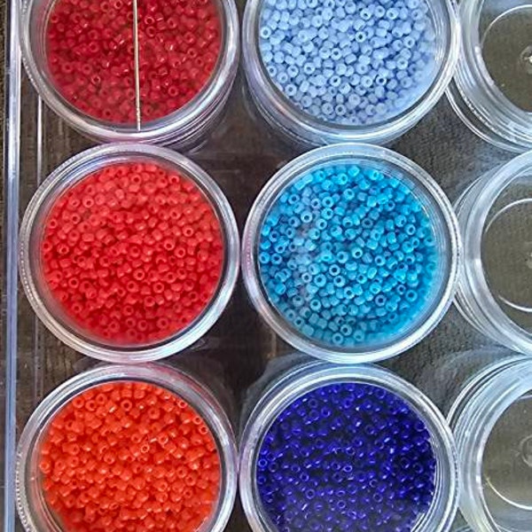 11/0 Op Pastel Lovers Round Seed Beads Set - Etsy
