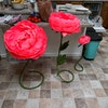 Large Paper Flower, Giant Flower, Giant Red Rose, Wife Red Rose ...