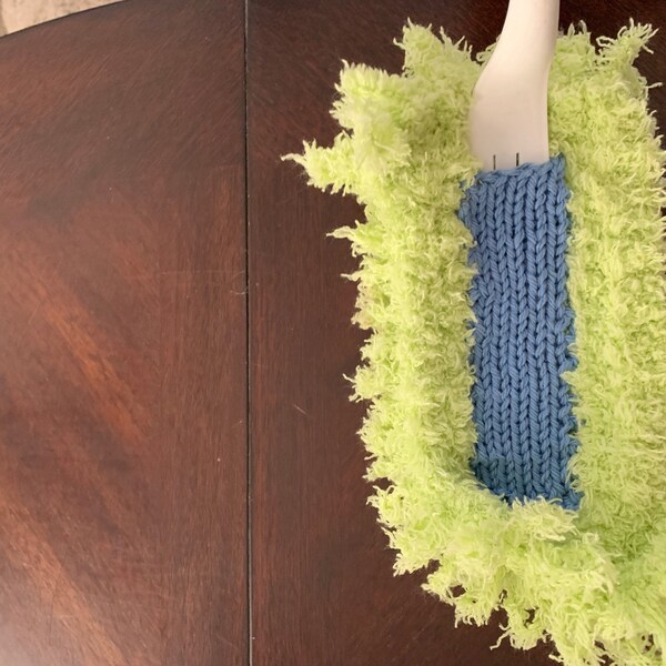 KNIT PATTERN ONLY, Reusable Knit Mop Pad Pattern, Dry Mop Cover ...