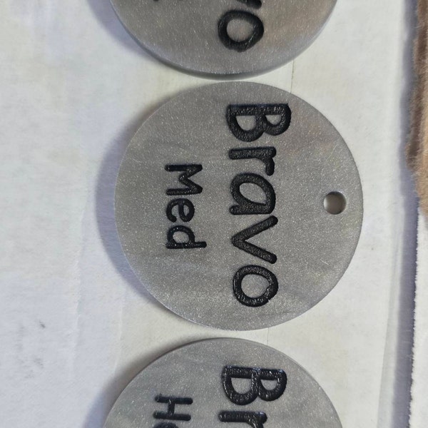 1.5” Color Coded Horse Blanket ID Tag Set - Etsy
