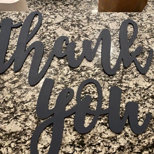 Thank You Sign DIY Wedding Photo Props for Thank You Cards | Etsy