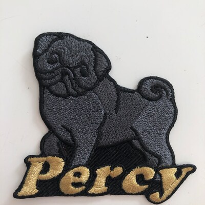 Pug Custom Personalized Iron-on Patch - Etsy