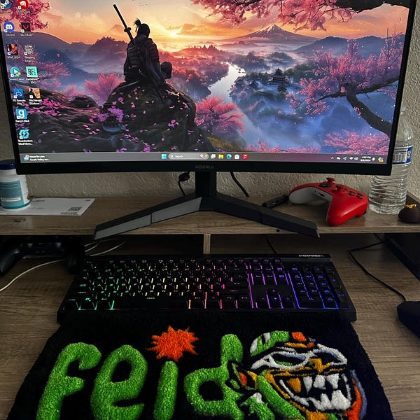 Keyboard Custom Tiger Anime Cartoon Wrist Rest Rug - Etsy