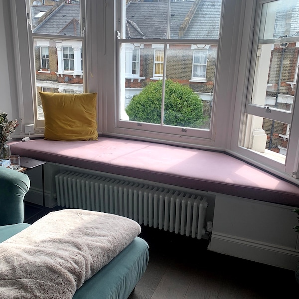 Custom Bay Window Cushion , Window Bench Cushion, Daybed Cushion, Bay ...