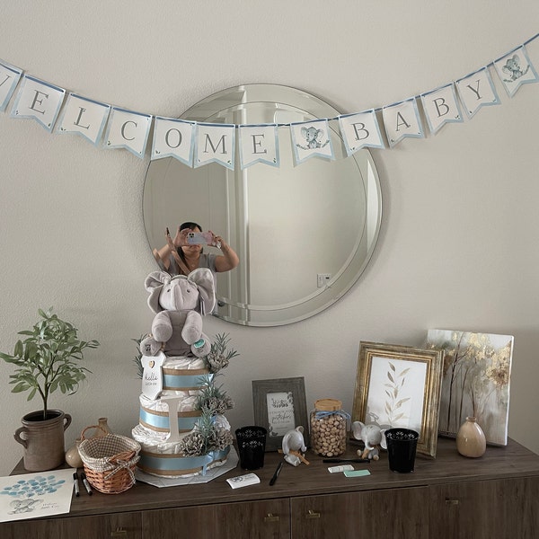 Bridal Shower Banner, PRINTABLE, Greenery Bride to Be Banner, Bridal ...