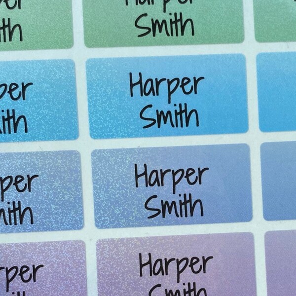 Waterproof Name Stickers Baby Label Kids Name Labels, Personalize Kids ...