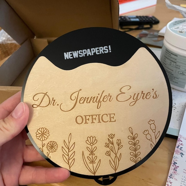 Personalized Work From Home Privacy Sign. Customizable 4 Sides Do Not ...