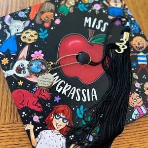 Reading Book Literature English Education Graduation Cap - Etsy