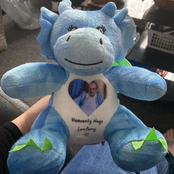 Memory Photo Teddy, in Memory Gift, Bereavement Gift ,memorial ...