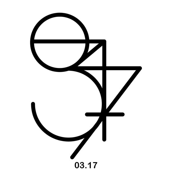 Custom Number Logo, Dates Tattoo Design, Monogram Drawing, Minimalist ...