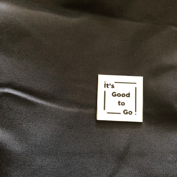 Personalised Pick Your Text/image Square Enamel Pin | Customised Pin ...