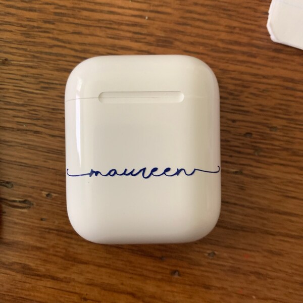Airpods Sticker Airpods Decal Name for Airpods Custom Airpods Vinyl ...