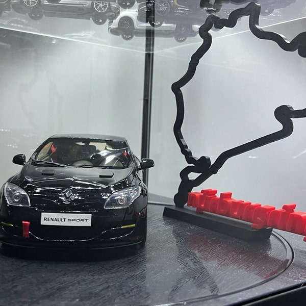 Nurburgring Desk Art Sculpture | Free Standing Nürburgring Nordschleife ...