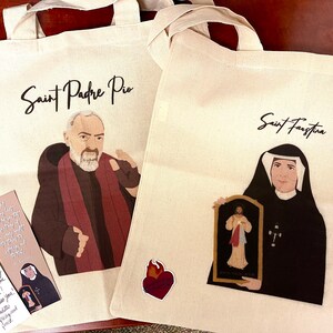 Catholic Saint Bookmarks: Inspirational Quote Bookmarks, Waterproof ...