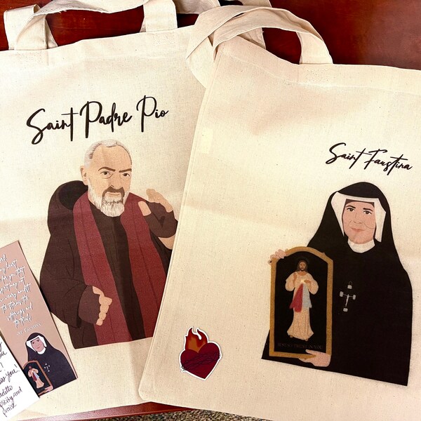 Catholic Saint Bookmarks: Inspirational Quote Bookmarks, Waterproof ...