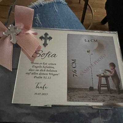 Silver Baptism Photo Frame Favors, First Communion Favors, Baptism ...