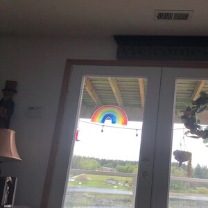 Watercolour Rainbow Window Sticker, Rainbow Window Decal, Rainbow Room ...