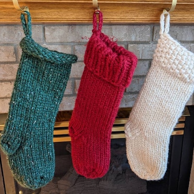 Mega Chunky Knitting Pattern Only Jumbo Oversized Knitted Christmas ...