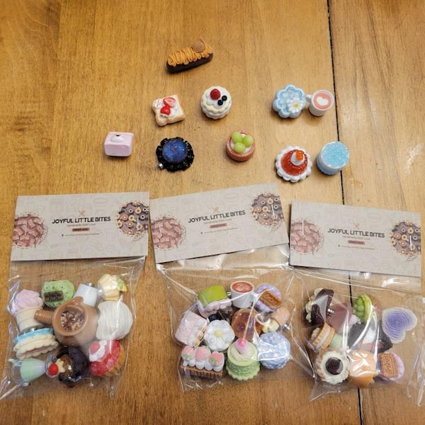 Handmade Miniature Dessert Display | Cute Food Art | Realistic Bear ...