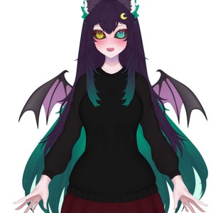 Customizable Vtuber Model art & Rig Premade - Etsy