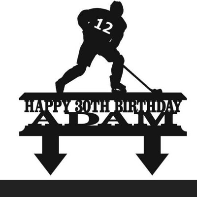 Acrylic 11th Birthday Years Loved Theme Childrens Cake Topper Party ...