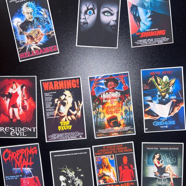 Mini Horror/scary Movie Posters, Magnet Movie Posters, 2x3 in Magnets ...