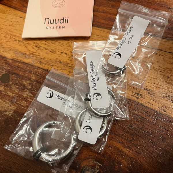 Septum Stretching Kit Set of 4 Surgical Steel Pinchers for Ears Tapers ...