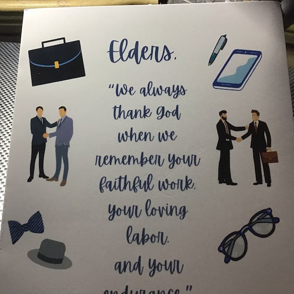 JW Elder Cards 1, 10, 15, 20, 30 & 50 | Elder Appreciation Gift - Etsy