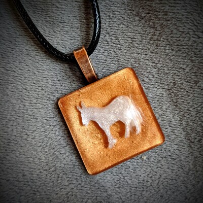 Mirrored Donkey Stud Earrings Resin Mold, Donkey Cabochon Mold, Donkey ...