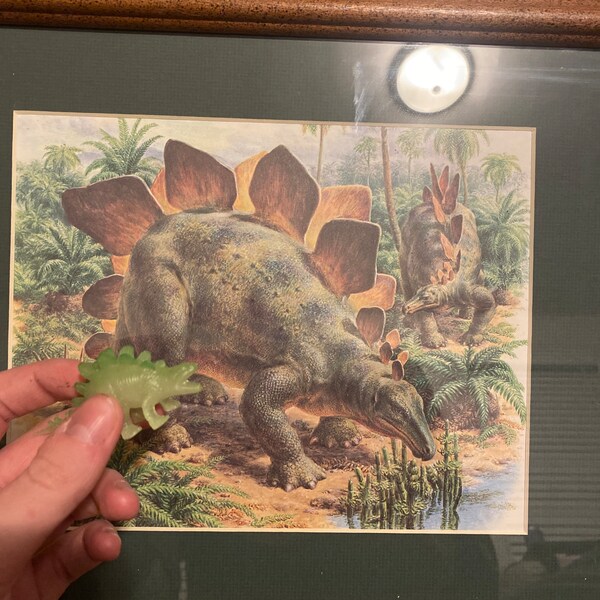 1954 "tyrannosaurus" by William Scheele in Black Custom 11x14 Mat ...