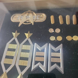 Movie Era Commander Rank Pins set of 2 - Etsy