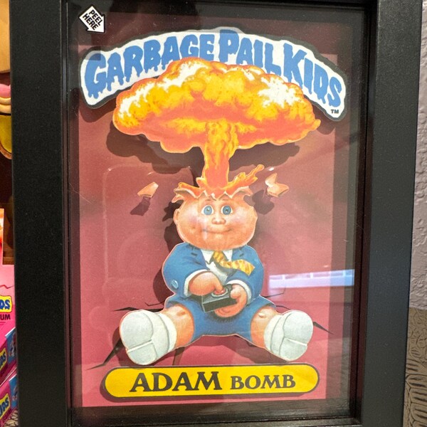 GPK Nasty Nick/evil Eddie 3D Shadow Box Garbage Pail Kids - Etsy