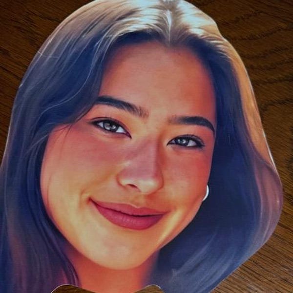 Custom Heads on a Garland Face on Banner Custom Birthday Wall Hang ...