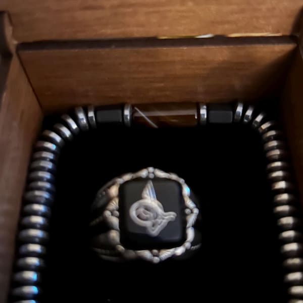 Sailboat Men's Ring, Viking Pirate Ship Ring, 925 Wind Rose Anchor Ring ...