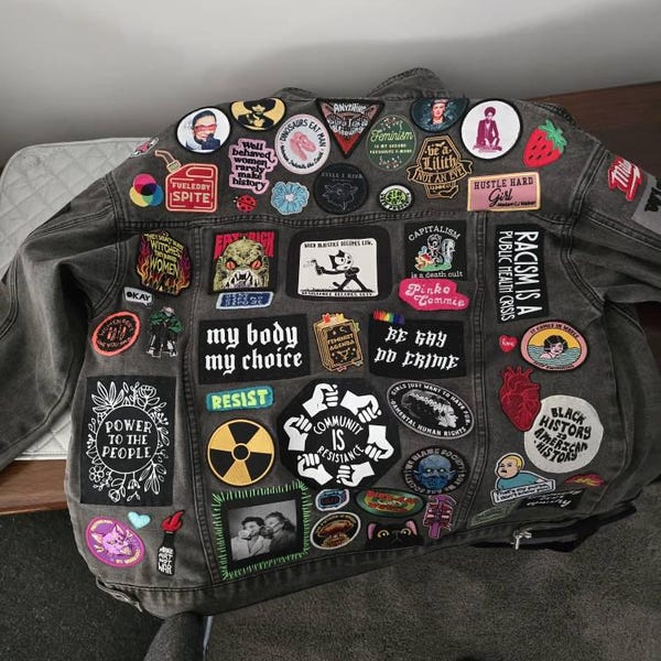 Happiness is Power Patch | Pastel Kawaii Rainbow Positivity Iron-on ...