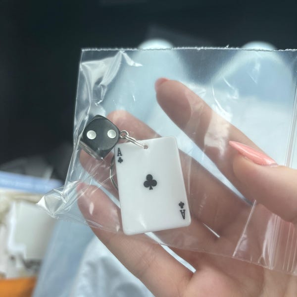 Poker Playing Card Keychains / Includes 1 - Etsy