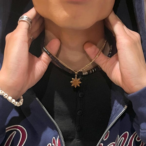Araw Minimalist Necklace – Philippine Sun Pendant in 18K Gold Plated ...