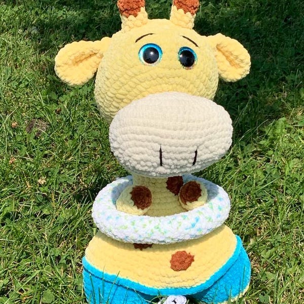 Sophie, the Giraffe Crochet Pattern Amigurumi Summer Cute Floatie - Etsy