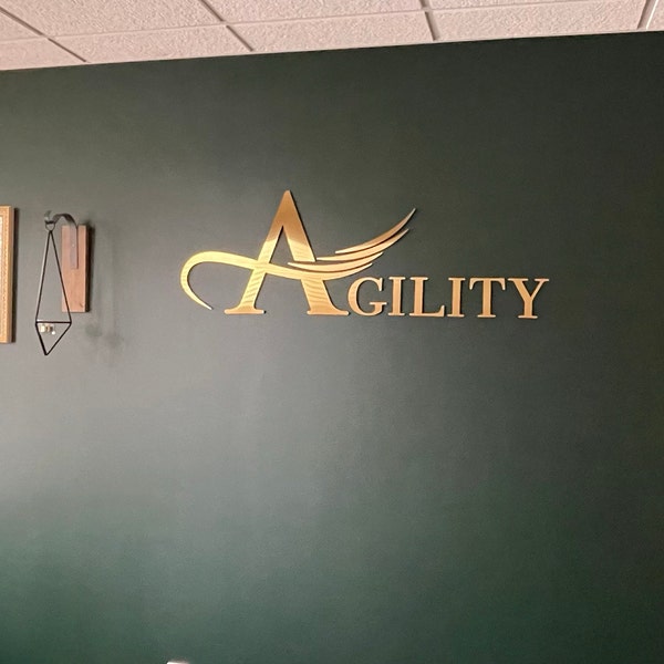 Custom 3D Logo Sign: Laser Cut Acrylic & Metal Sign, We Create Your ...