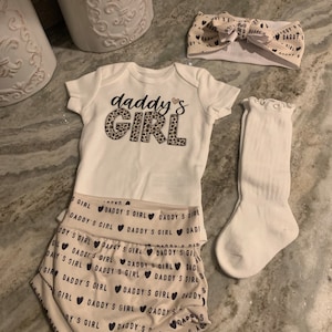 Sweet as A Peach Baby Bummies and Bow Set, Newborn Baby Girl Coming Home Outfit, Baby High ...