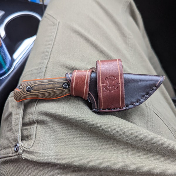 Leather Scout Sheath for the Benchmade Hidden Canyon Hunter - Etsy