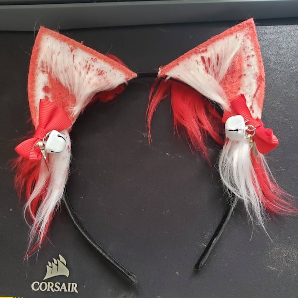 Calico Neko Ears | Realistic Calico Cat Ears | Anime Neko Ears | Cat ...
