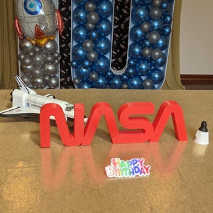 3D Printed NASA Meatball Logo Display Plaque | Etsy