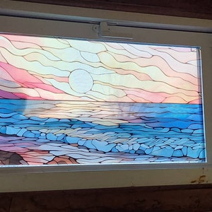 Tree of Life Stained Glass Window Cling Tree of Life Faux Stained Glass ...