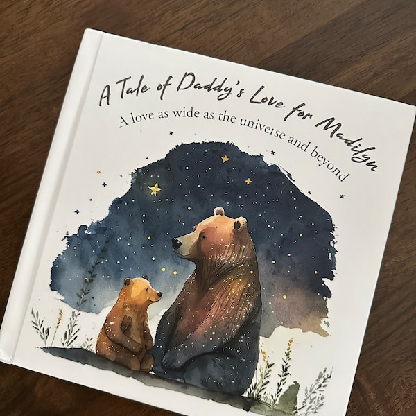 Father's Day Book for Dad, Gift for Husband, Personalized Book for Dad ...