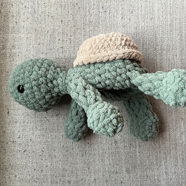 Crochet Tortoise Pattern Bundle: Tuckie Stuffie & Snuggler (PDF Pattern ...