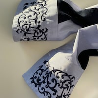 Blue Infinity Border Machine Embroidery Design - 2 Sizes - Etsy Canada